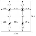 Fire Alarm Detector Layout Example
